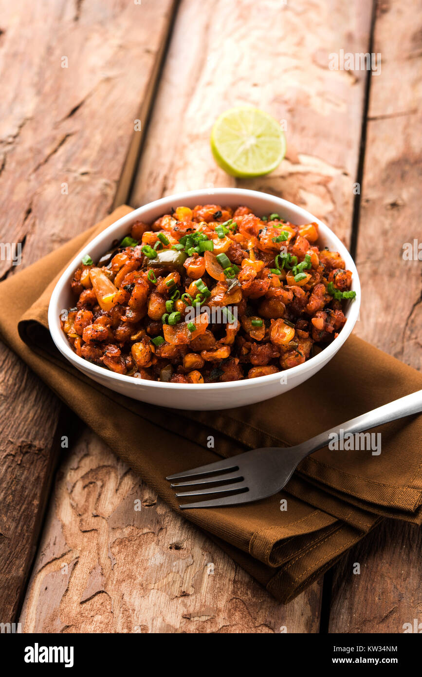 Crispy Corn Masala or chatpata corn or makka, popular indian snack ...