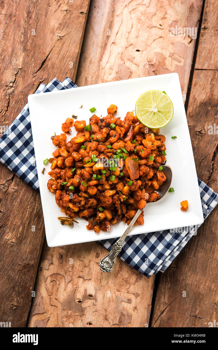 Crispy Corn Masala or chatpata corn or makka, popular indian snack ...