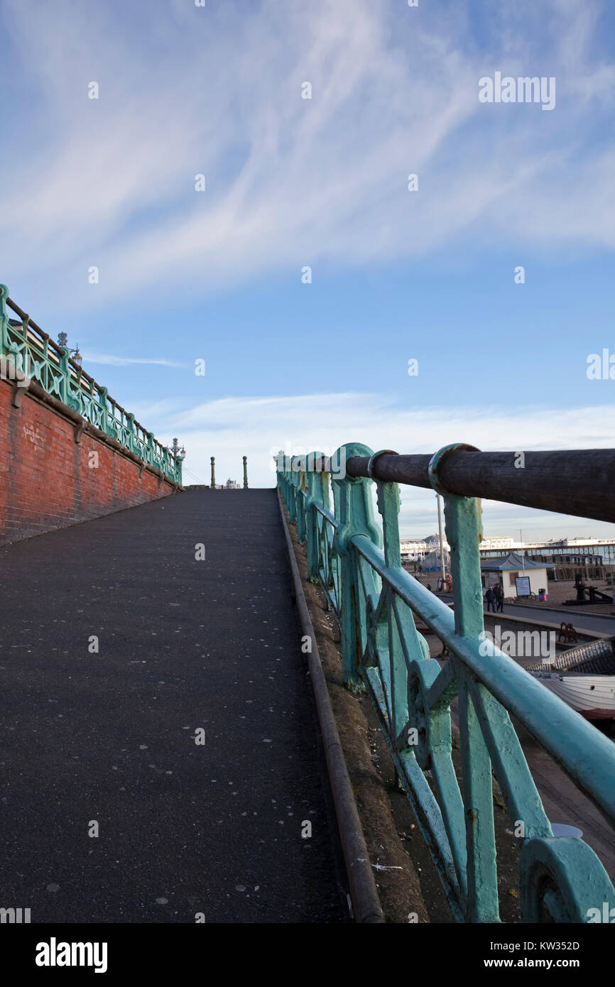 Brighton walkway, Sussex, UK Stock Photo - Alamy