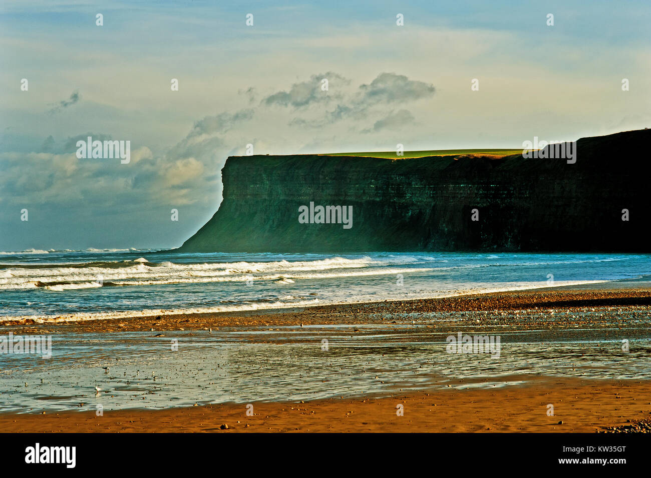 Huntcliffe, Saltburn by the Sea, North Yorkshire Stock Photo - Alamy