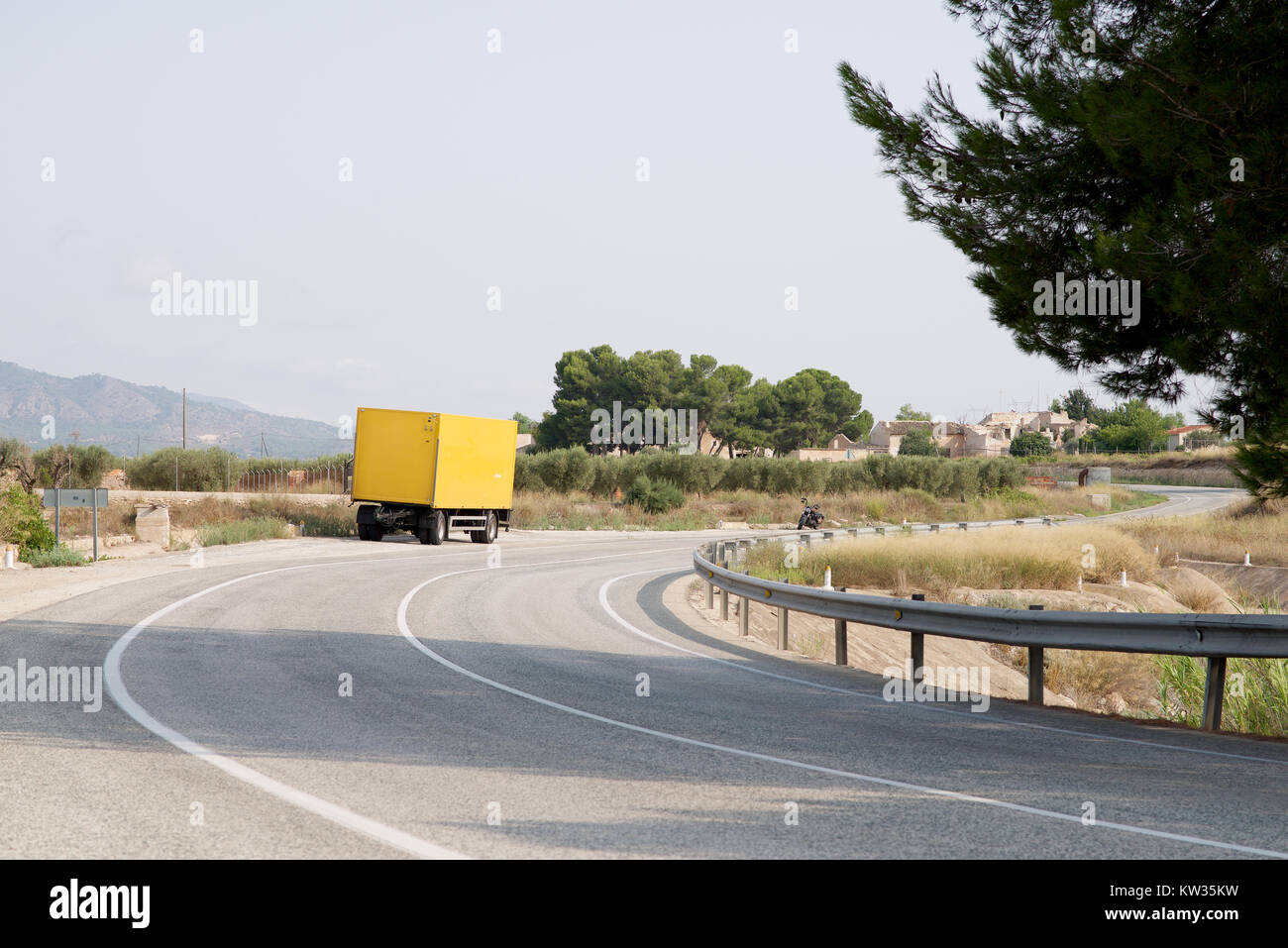 Road trailer hi-res stock photography and images - Alamy
