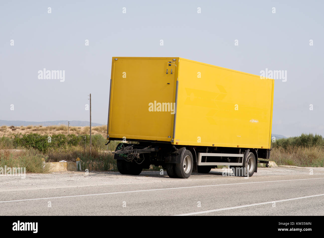 Road trailer hi-res stock photography and images - Alamy