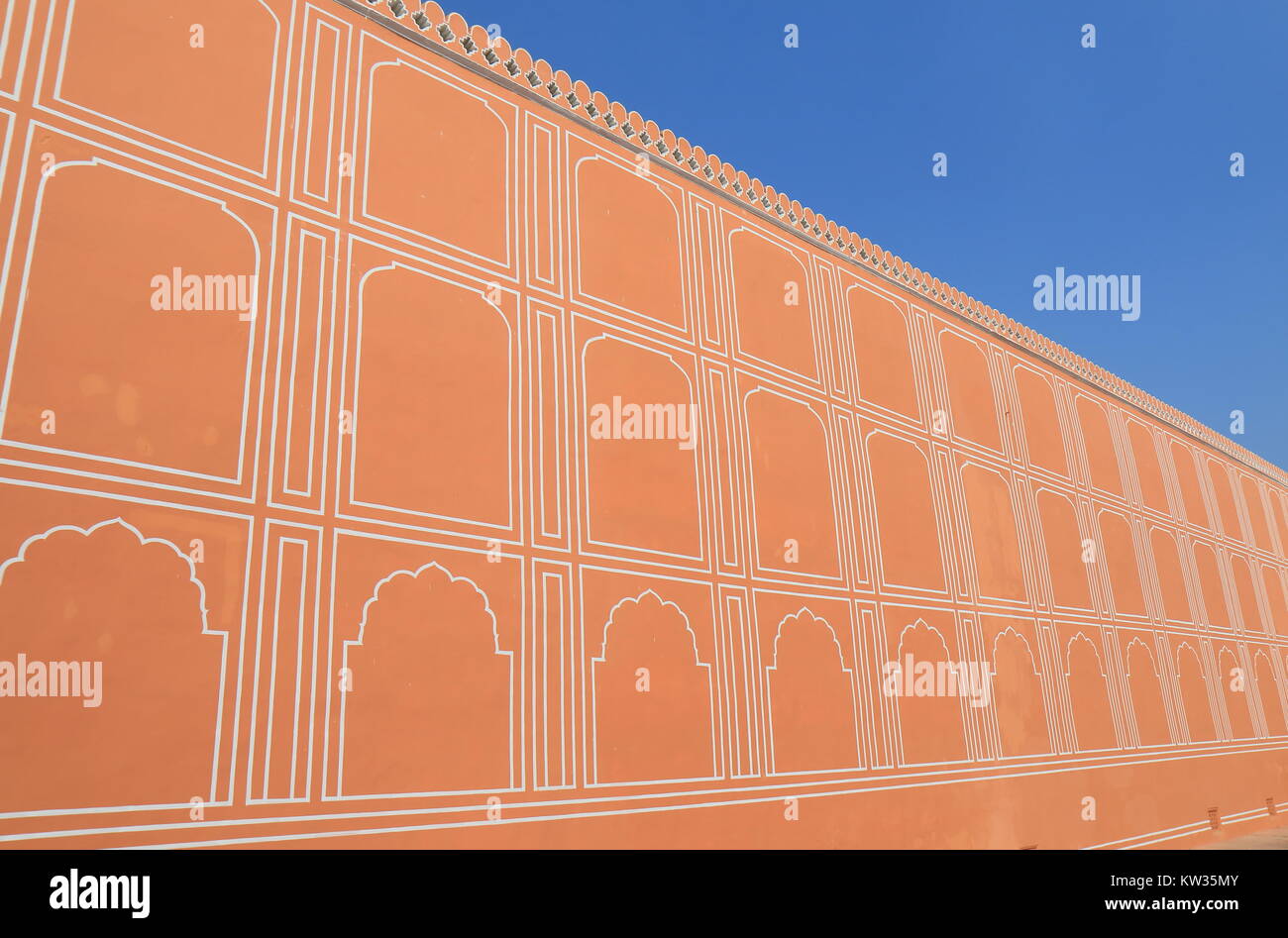 City Palace historical building wall Jaipur India Stock Photo - Alamy