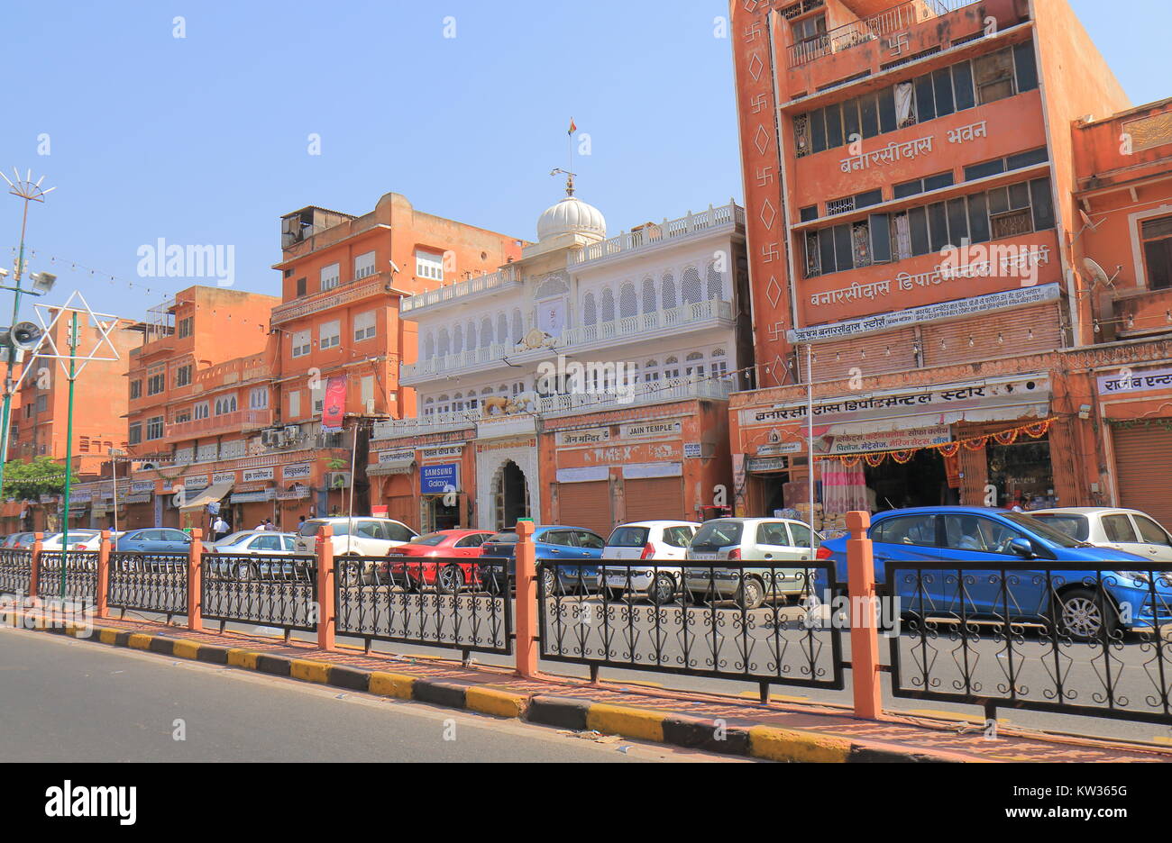 People visit Jaipur downtown area in Jaipur India Stock Photo - Alamy