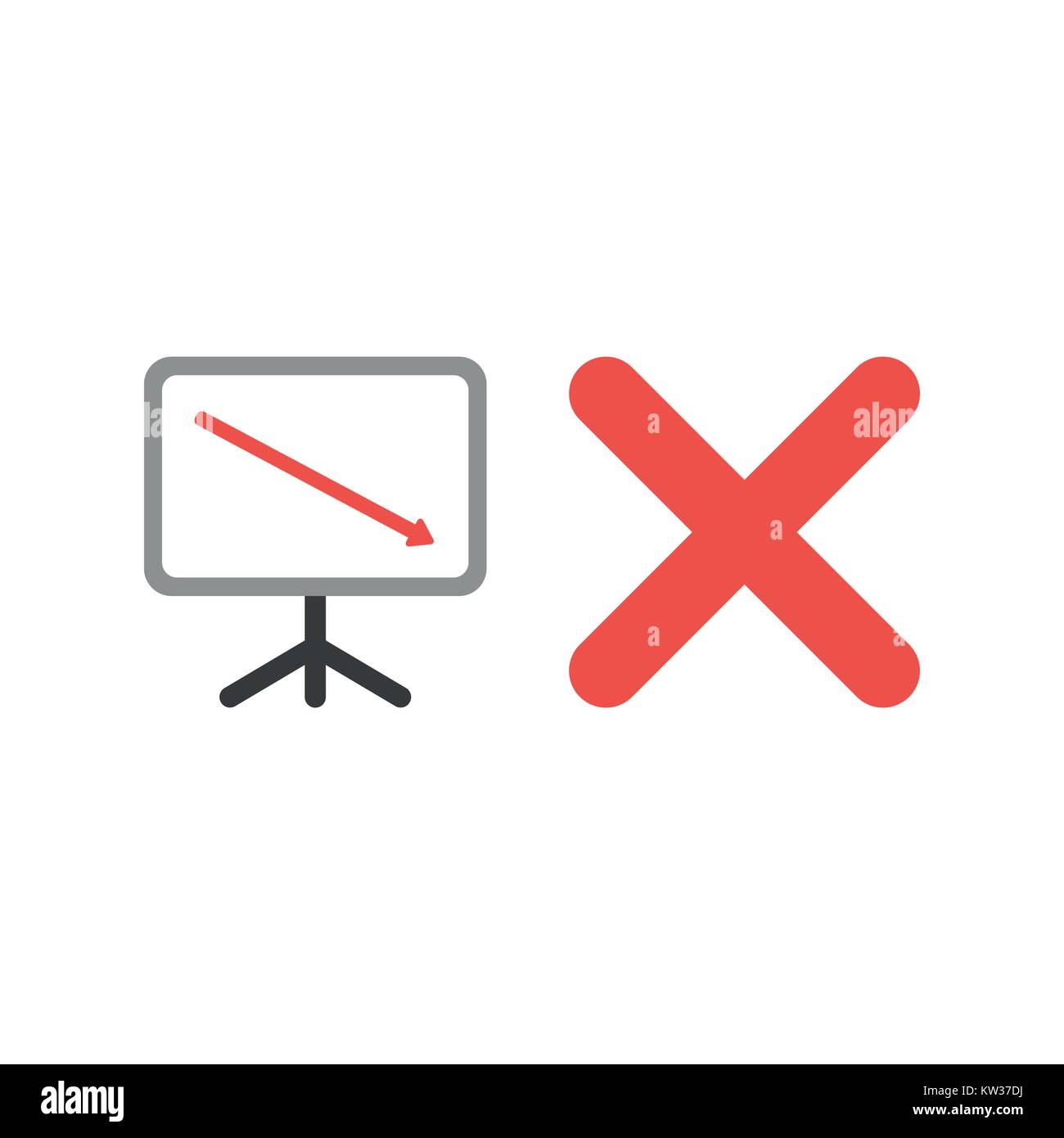 X stand vector vectors hi-res stock photography and images - Alamy