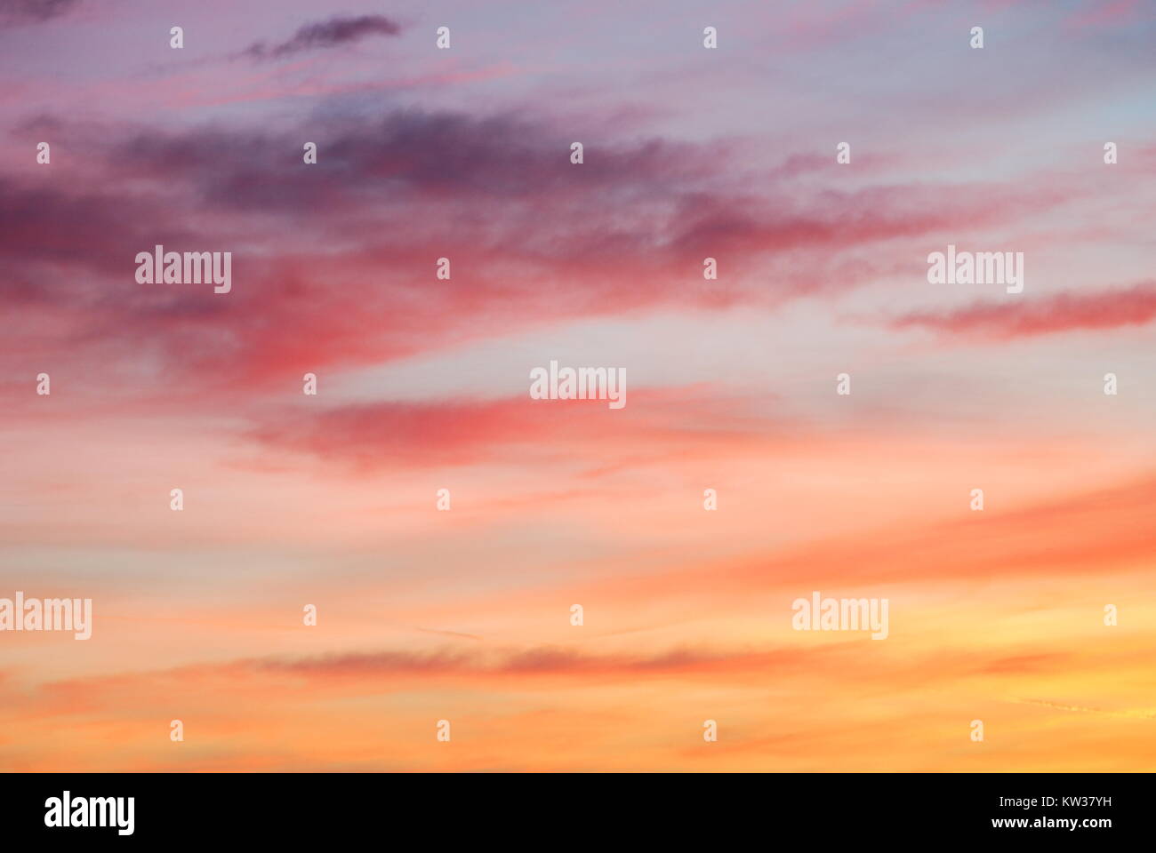 Colorful sunset sky Stock Photo - Alamy