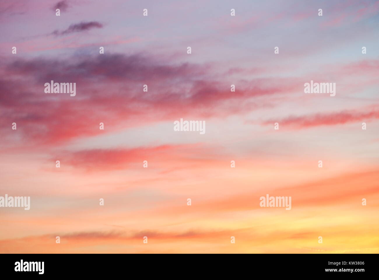 Colorful sunset sky Stock Photo - Alamy