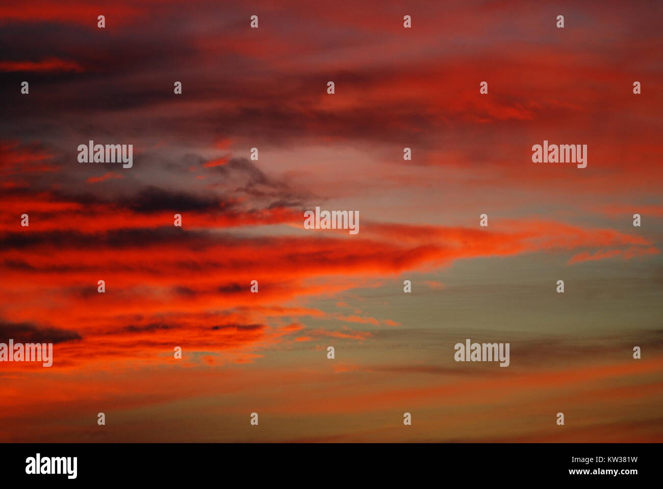 Colorful sunset sky Stock Photo - Alamy