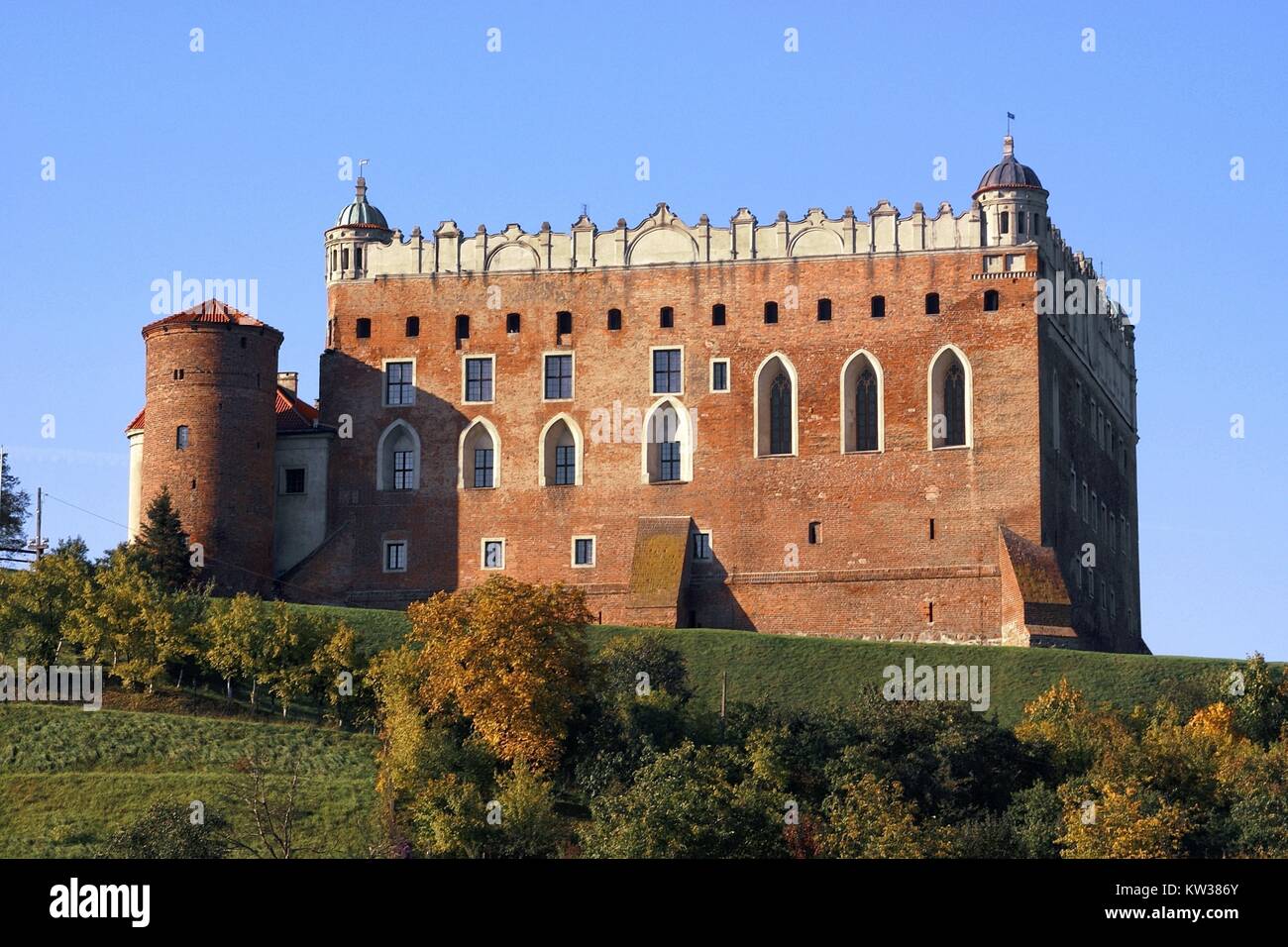 Teutonic Knights Castle from XIII/XIV century, Golub-Dobrzyn, Kuyavian ...