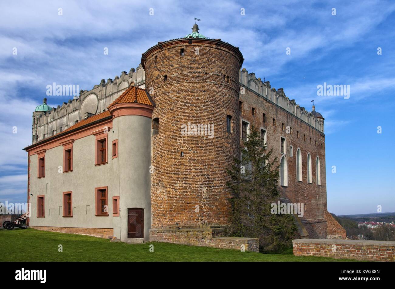 Teutonic Knights Castle from XIII/XIV century, Golub-Dobrzyn, Kuyavian ...