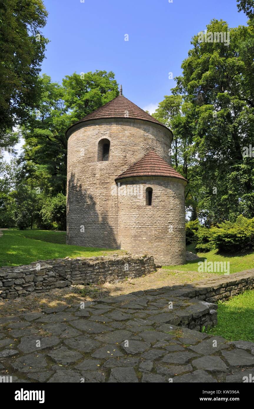 Romanesque rotunda from the 11th century, Cieszyn, Silesian Voivodeship ...