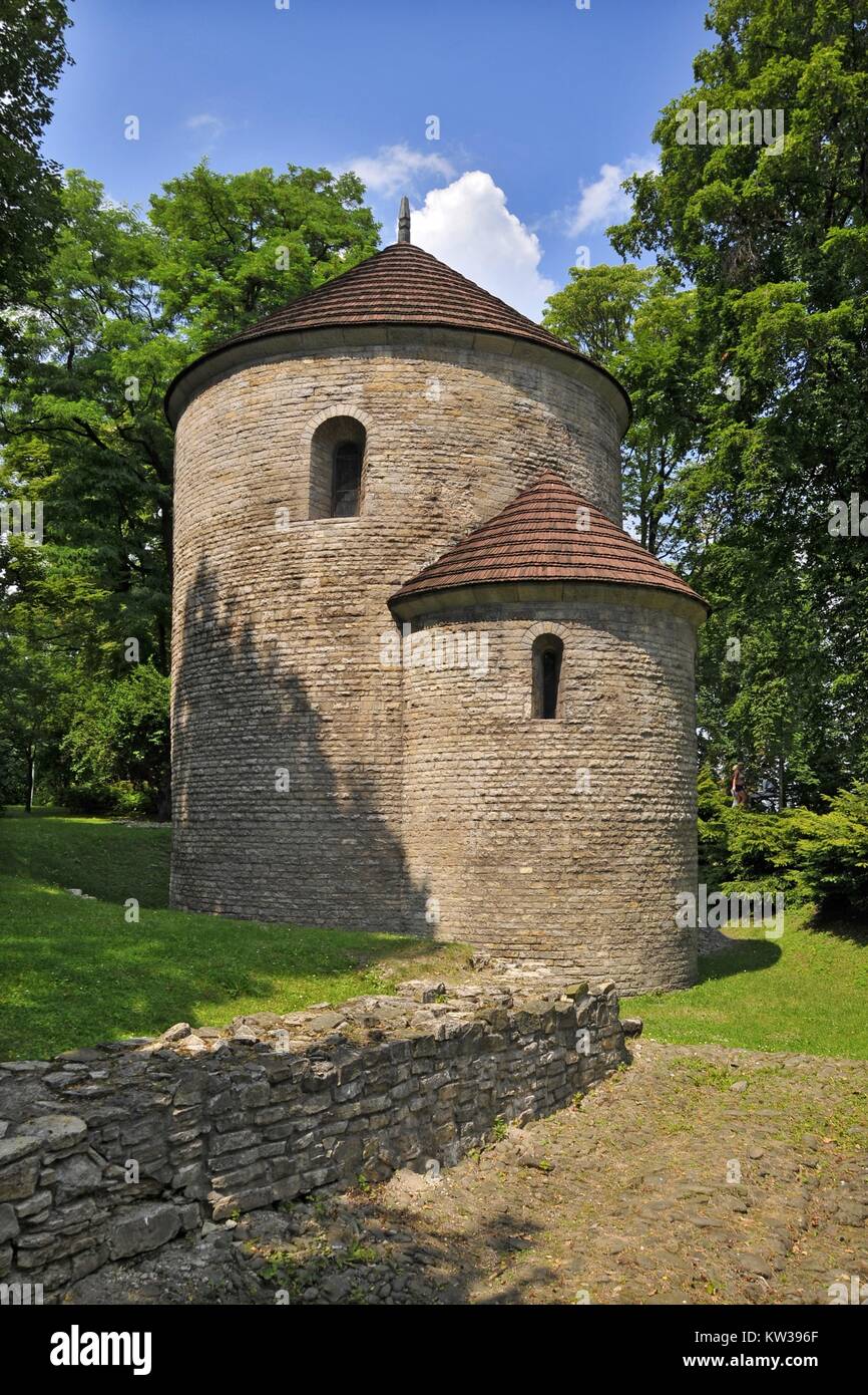Romanesque rotunda from the 11th century, Cieszyn, Silesian Voivodeship ...