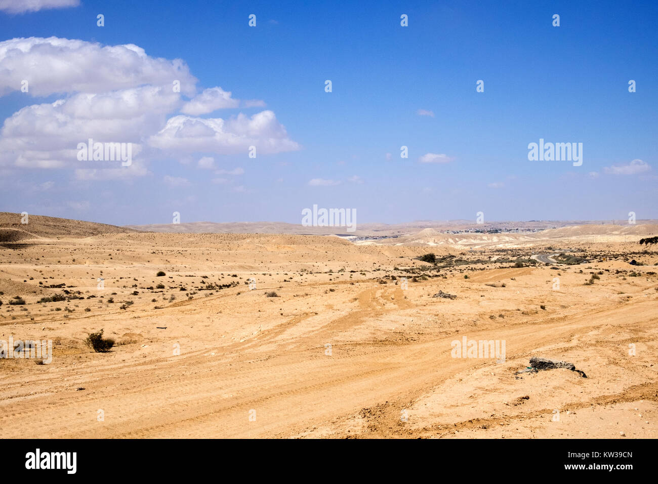 Endless plain of the Negev desert (Israel Stock Photo - Alamy