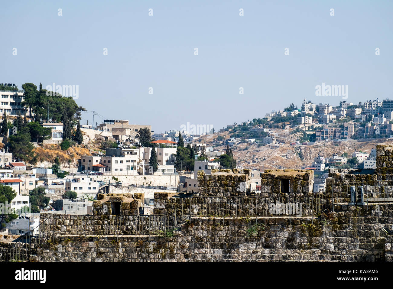 Residential buildings of New Jerusalem (Israel, Jerusalem Stock Photo ...