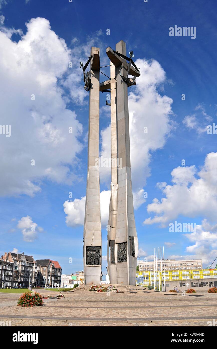 Gdansk shipyard monuments hi-res stock photography and images - Alamy