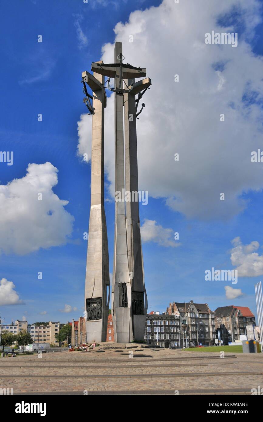 Gdansk shipyard monuments hi-res stock photography and images - Alamy
