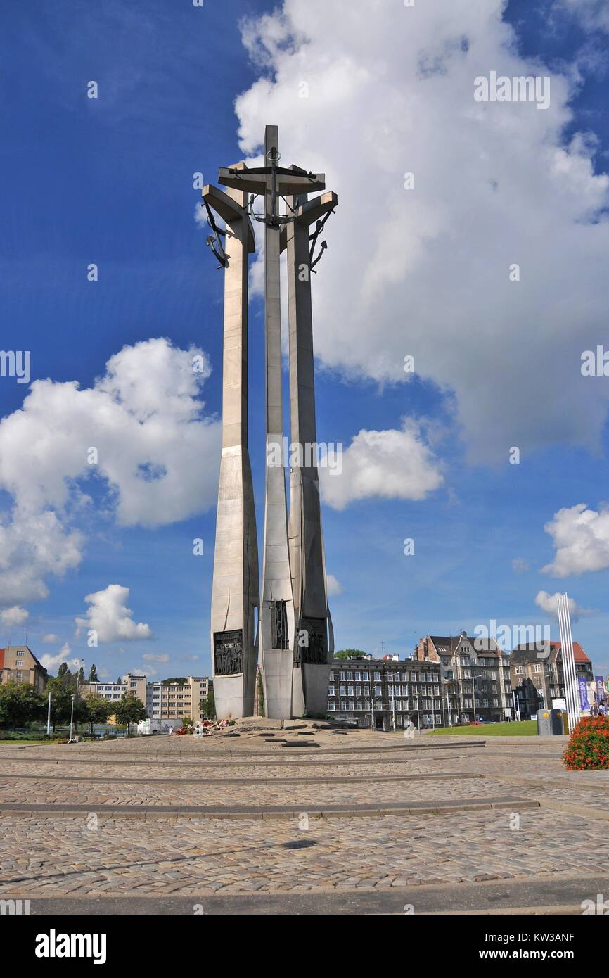 Gdansk shipyard monuments hi-res stock photography and images - Alamy