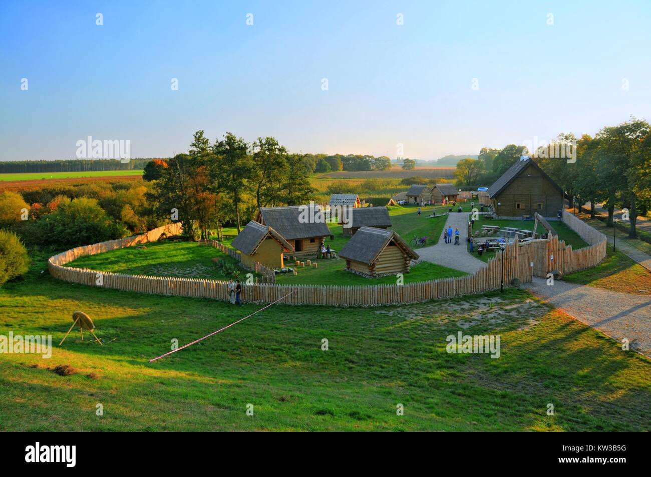 Reconstruction of the settlement on the subdivision, Giecz, Greater ...