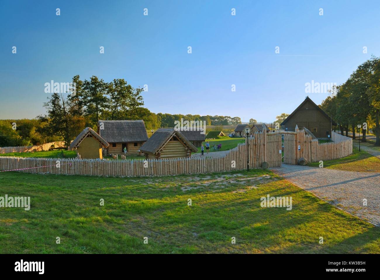 Reconstruction of the settlement on the subdivision, Giecz, Greater ...