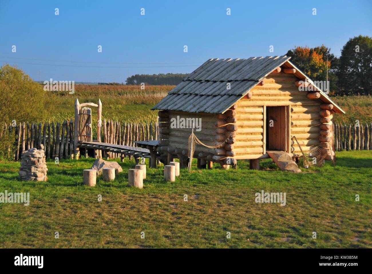 Reconstruction of the settlement on the subdivision, Giecz, Greater ...