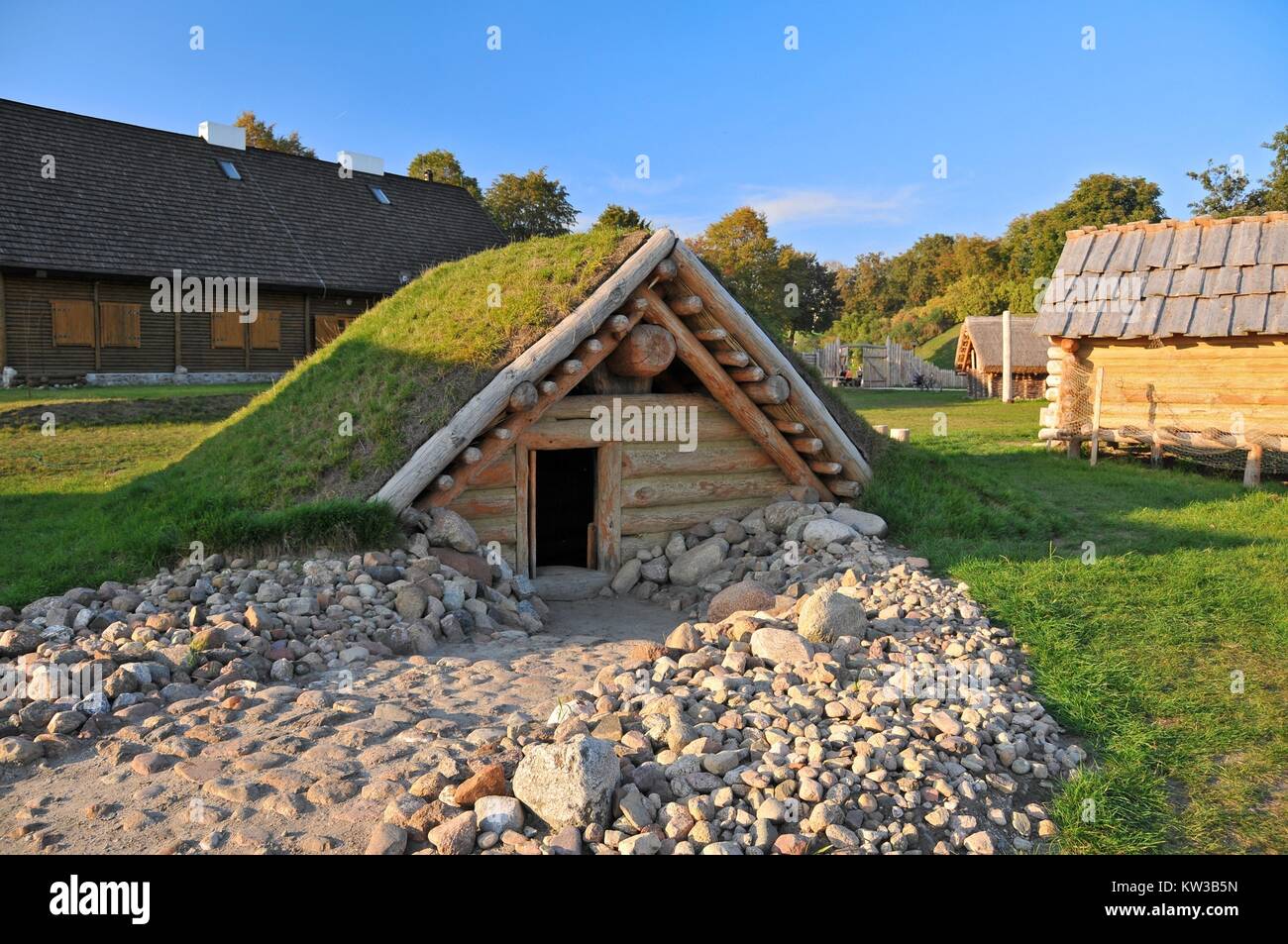Reconstruction of the settlement on the subdivision, Giecz, Greater ...