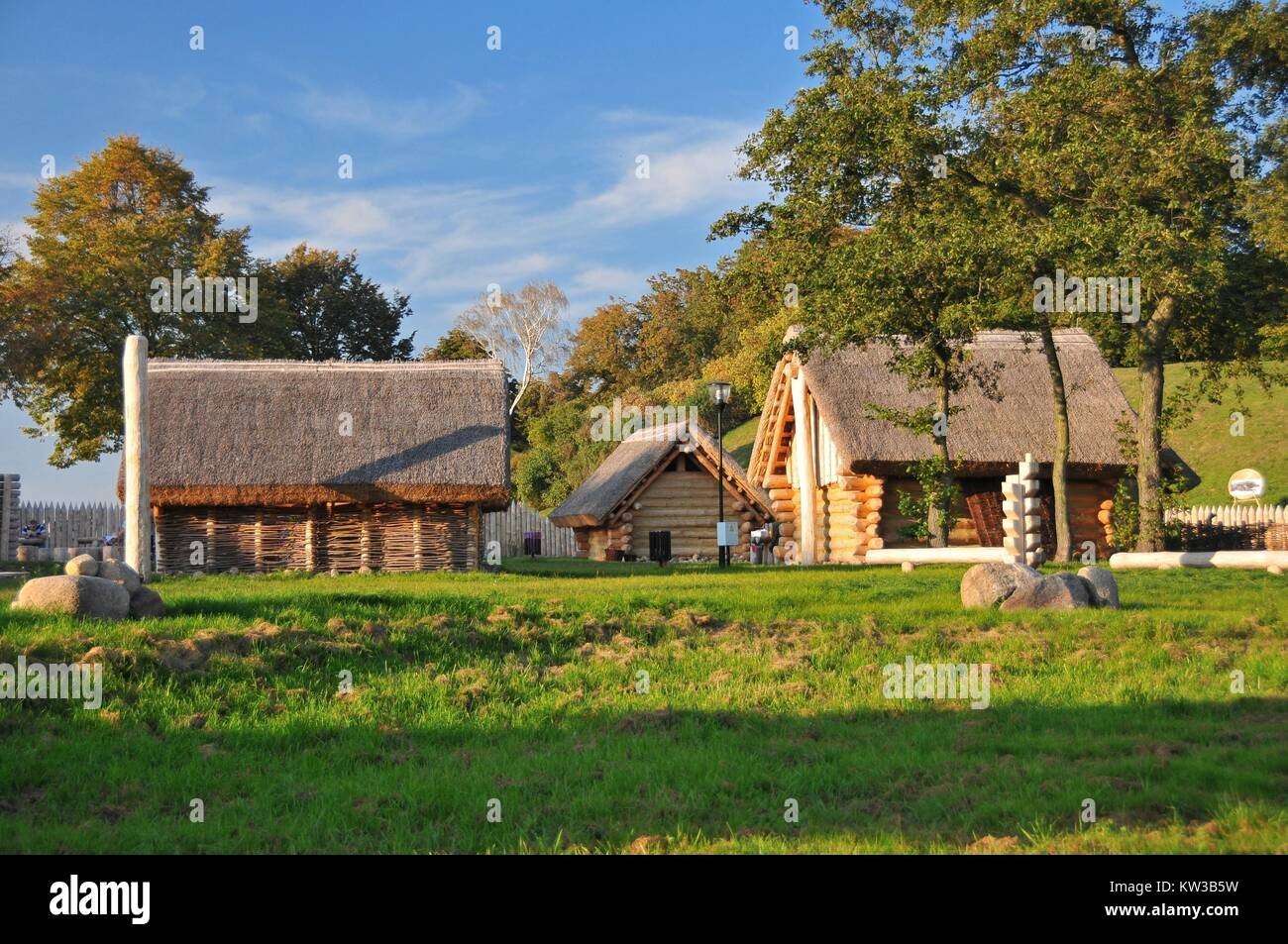 Reconstruction of the settlement on the subdivision, Giecz, Greater ...
