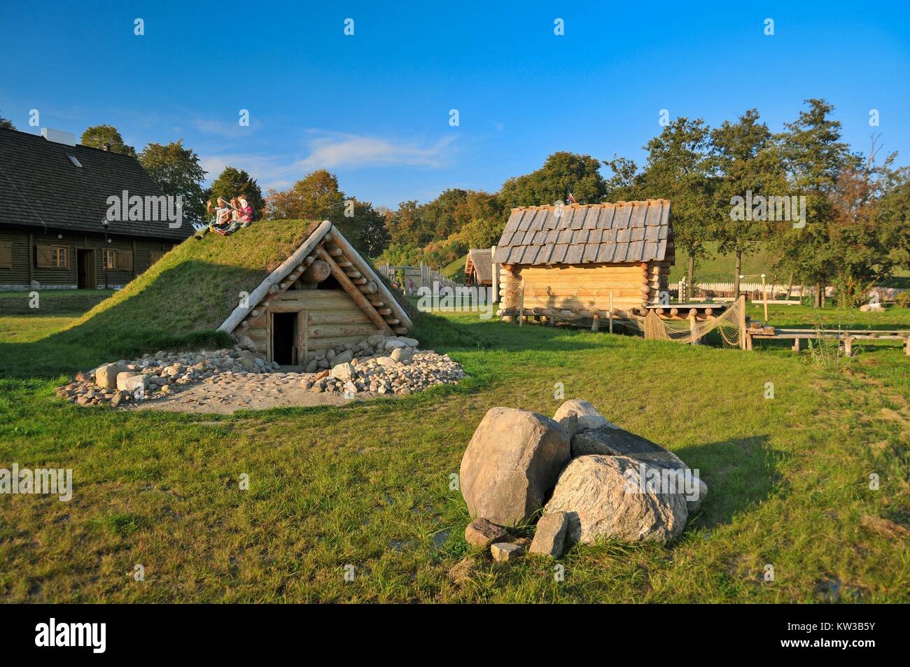 Reconstruction of the settlement on the subdivision, Giecz, Greater ...