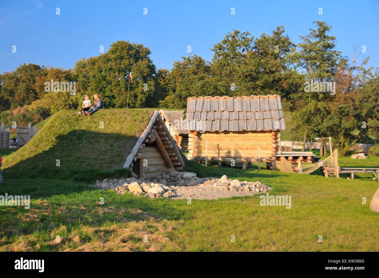 Reconstruction of the settlement on the subdivision, Giecz, Greater ...