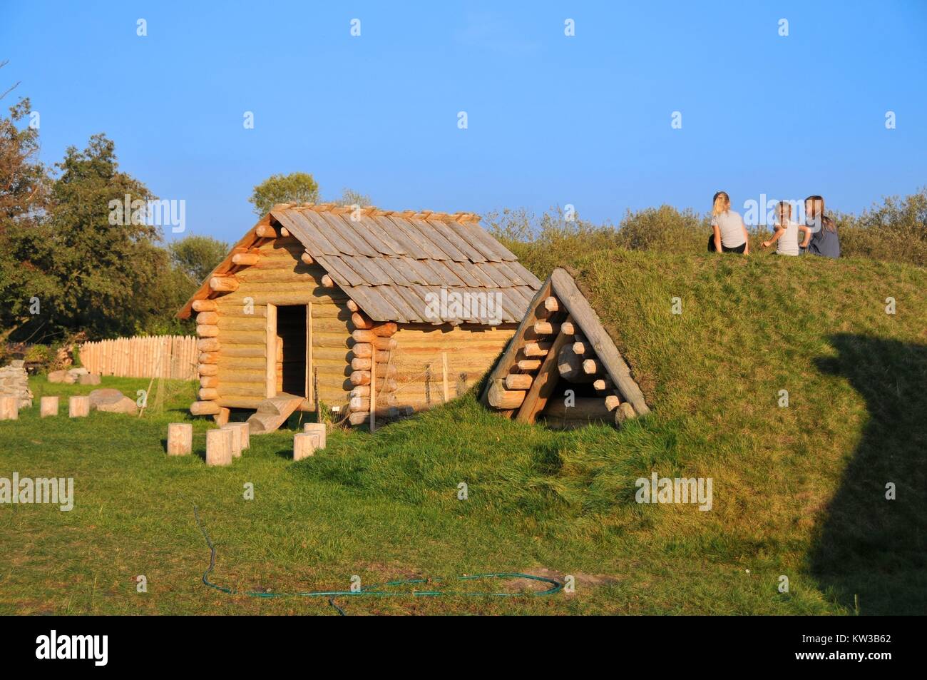 Reconstruction of the settlement on the subdivision, Giecz, Greater ...