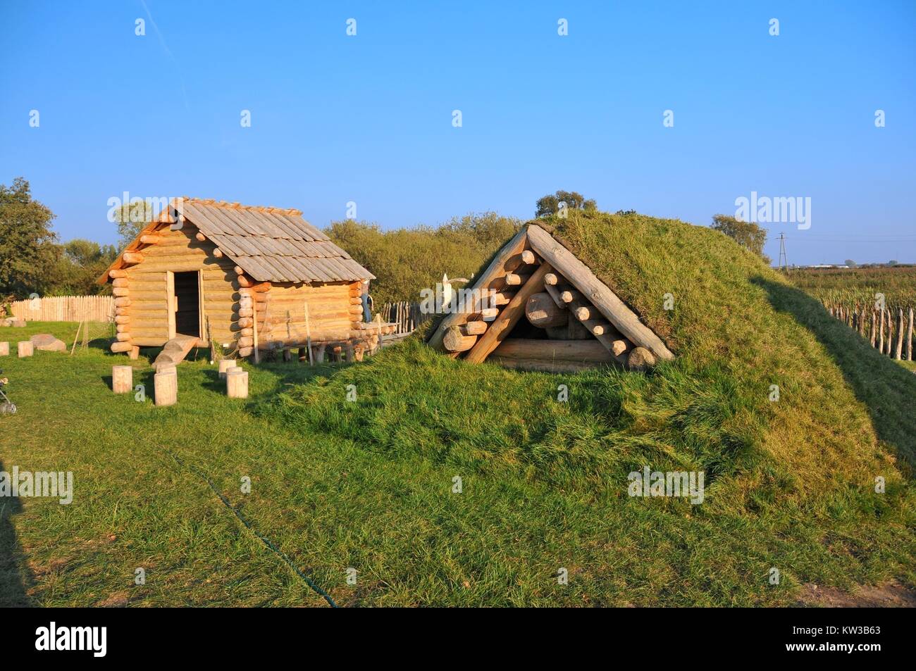Reconstruction of the settlement on the subdivision, Giecz, Greater ...