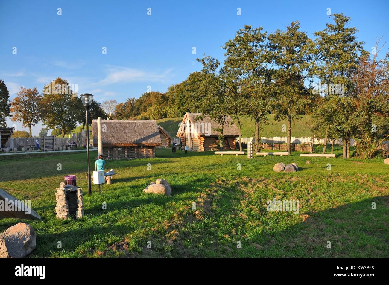 Reconstruction of the settlement on the subdivision, Giecz, Greater ...
