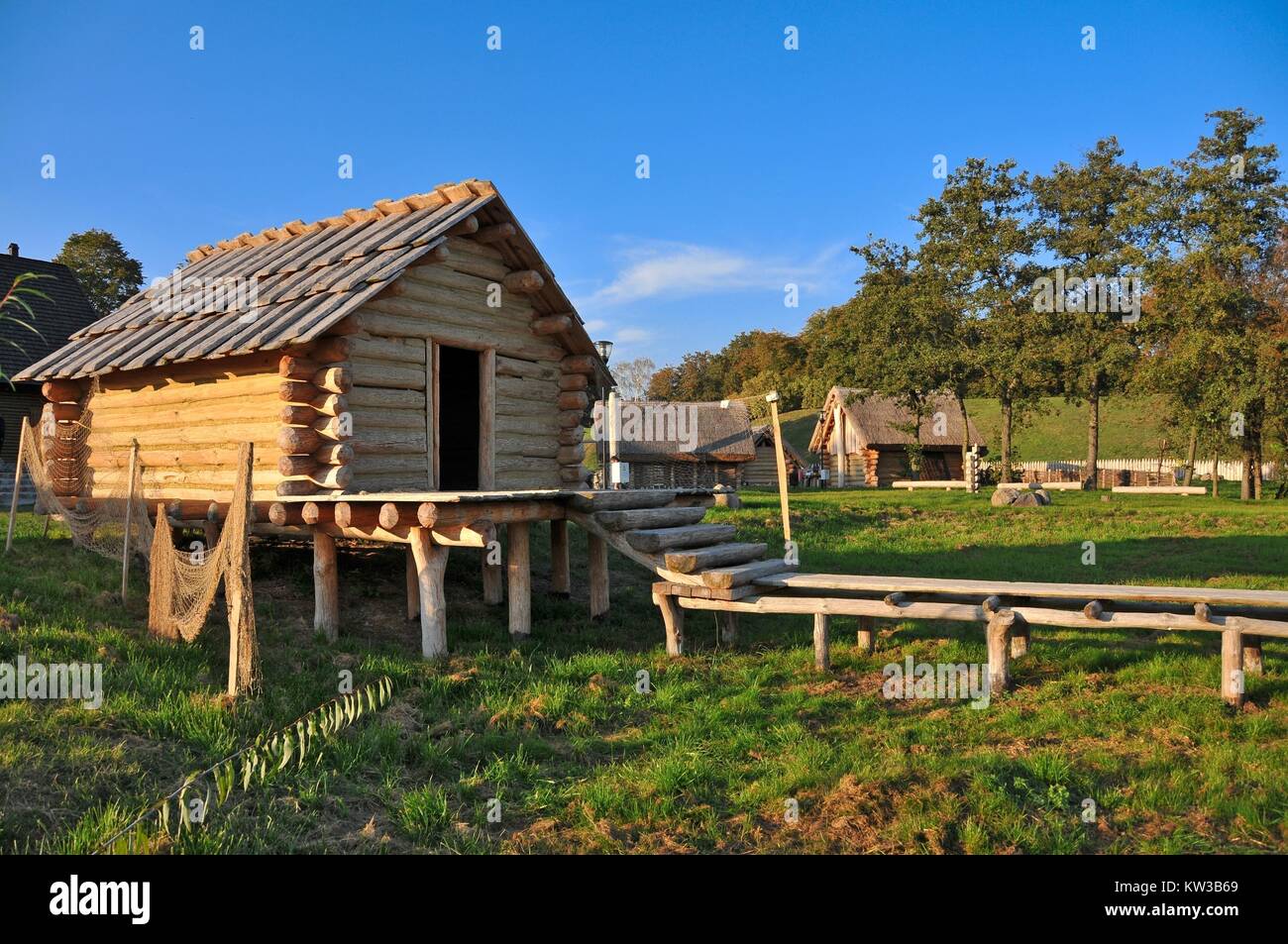 Reconstruction of the settlement on the subdivision, Giecz, Greater ...