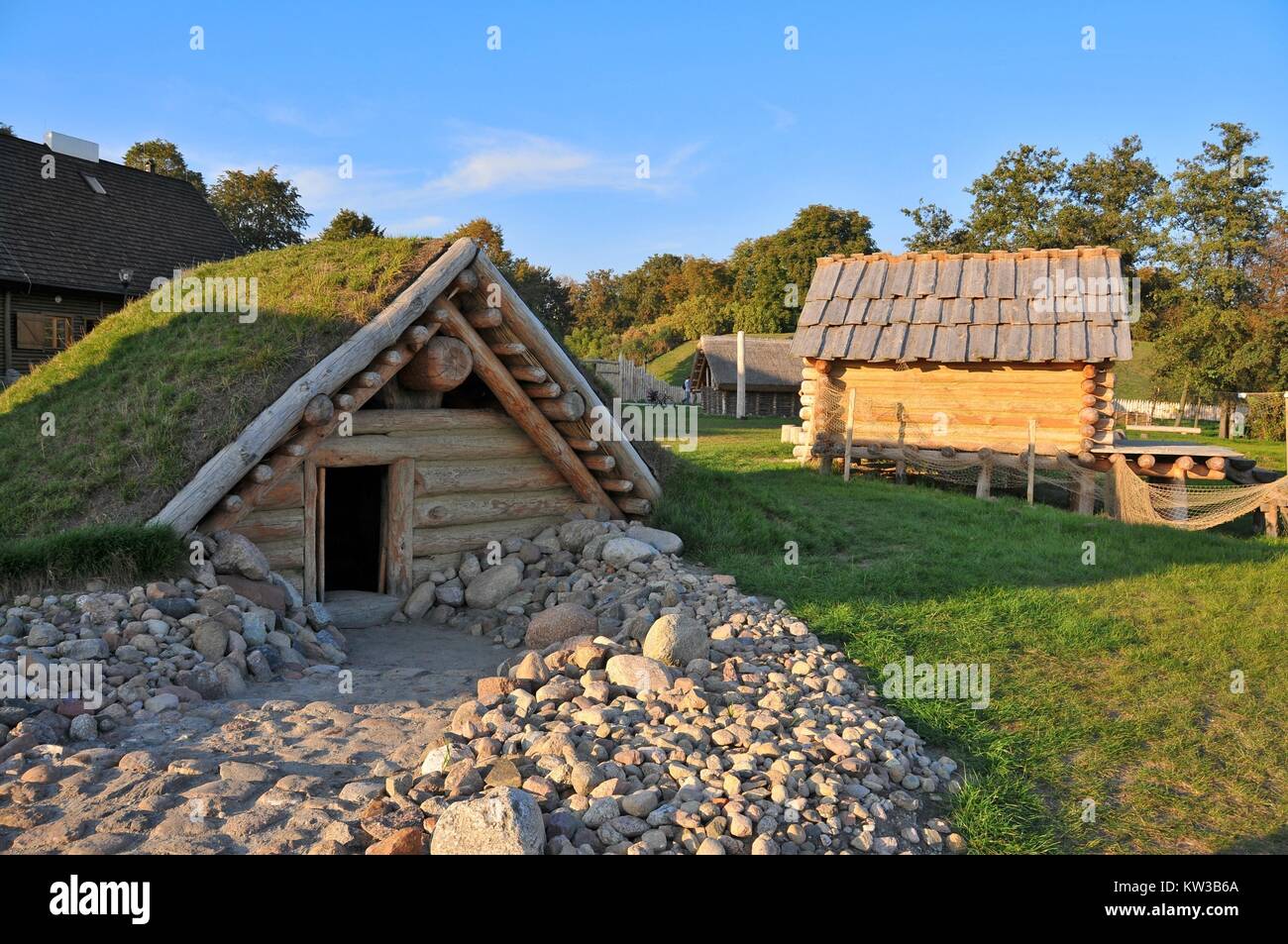 Reconstruction of the settlement on the subdivision, Giecz, Greater ...
