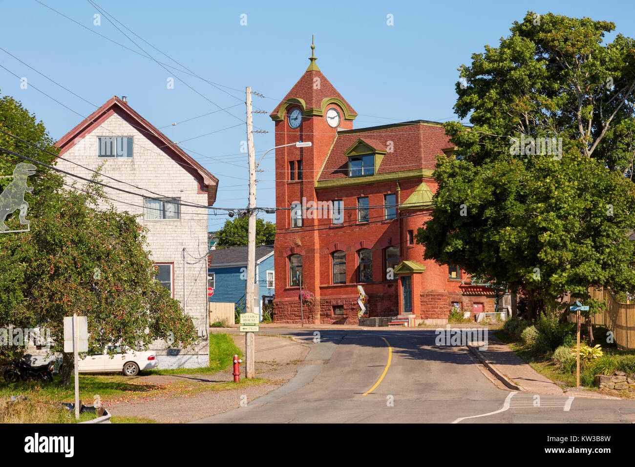 Two Islands Road and Armoury Building, Parrsboro, Nova Scotia, Canada ...