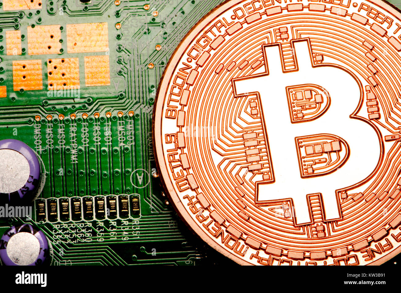 Bitcoin cryptocurrency / payment system (Copper Bitcoin Commemorative ...