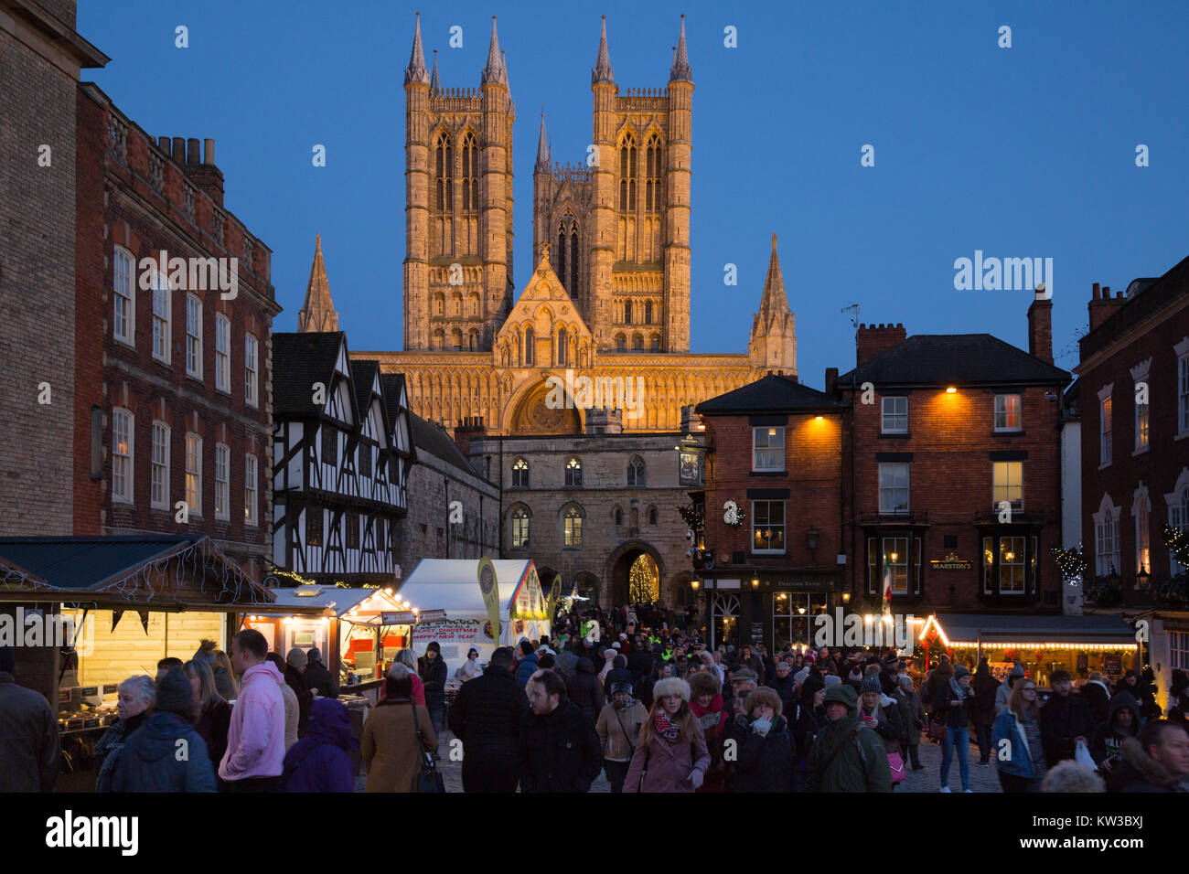 The annual Christmas Market that takes place in Uphill Lincoln every ...