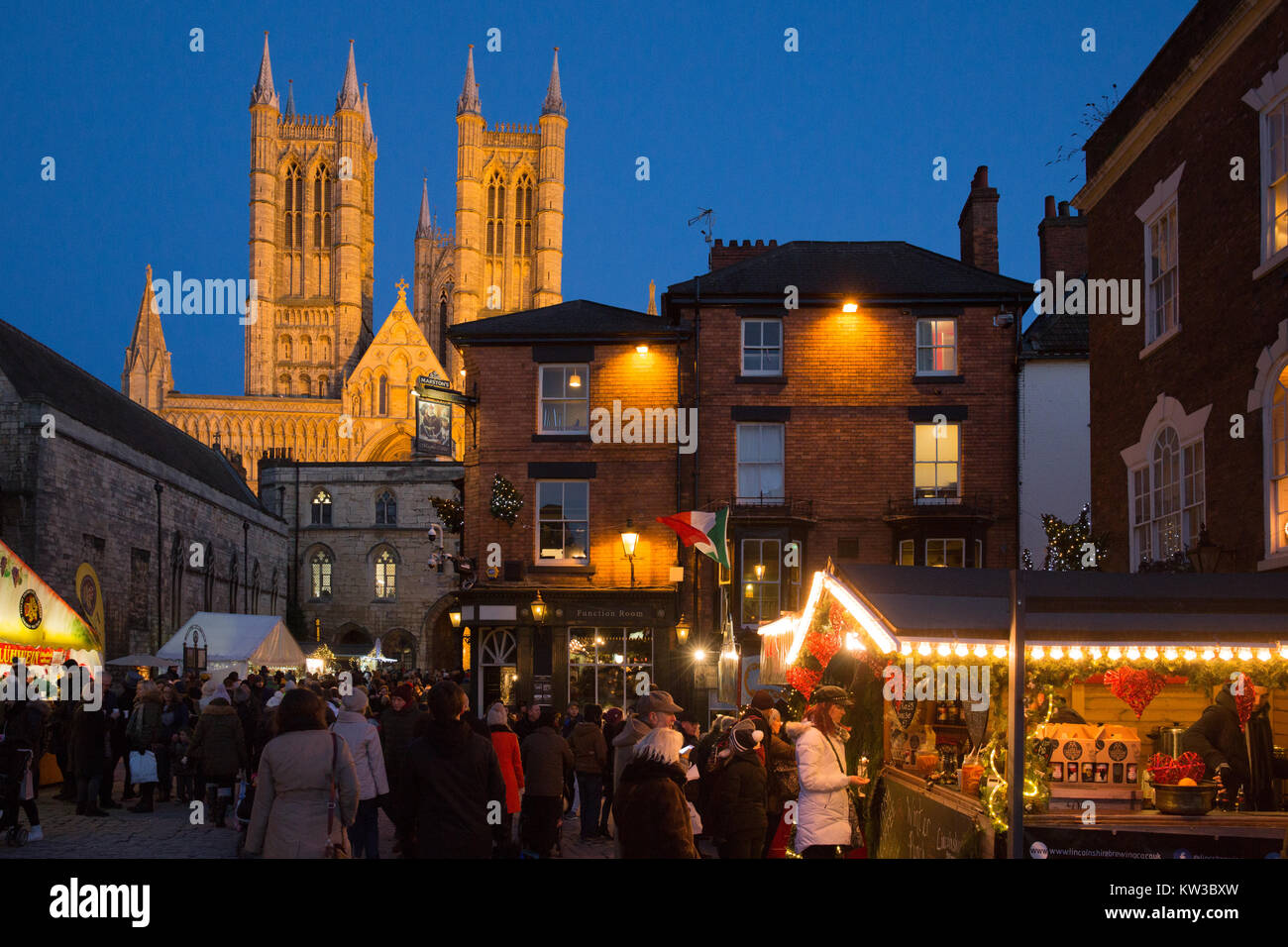 The annual Christmas Market that takes place in Uphill Lincoln every ...
