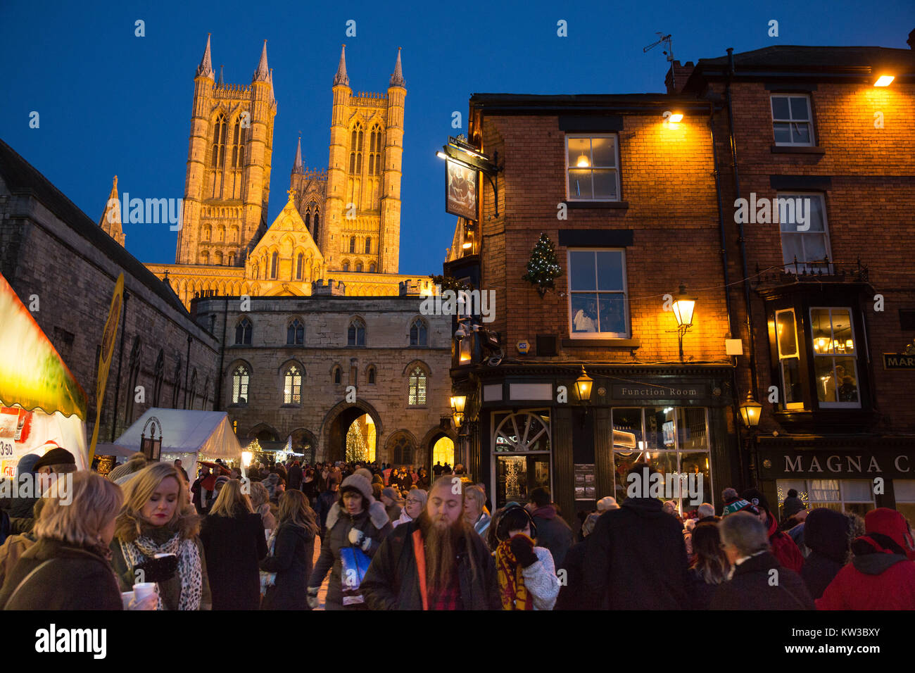 The annual Christmas Market that takes place in Uphill Lincoln every ...