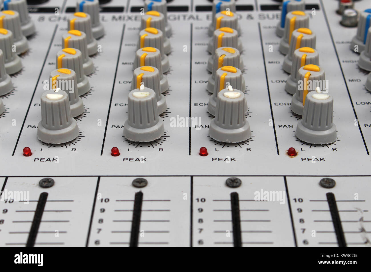 mixer music background Stock Photo - Alamy