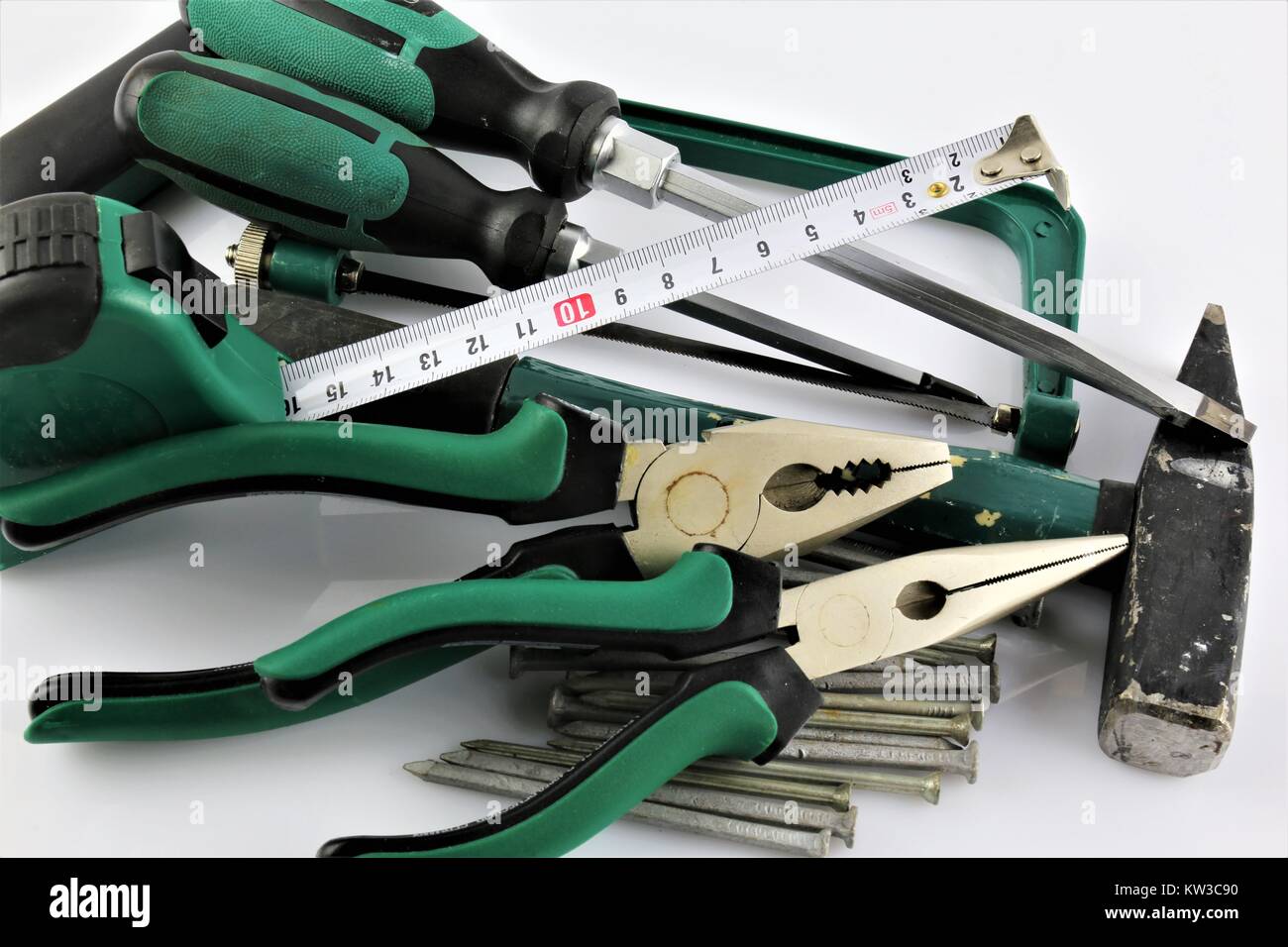 An concept Image of a handyman tools Stock Photo - Alamy