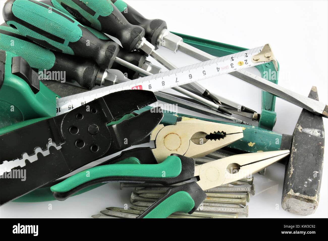 An concept Image of a handyman tools Stock Photo - Alamy
