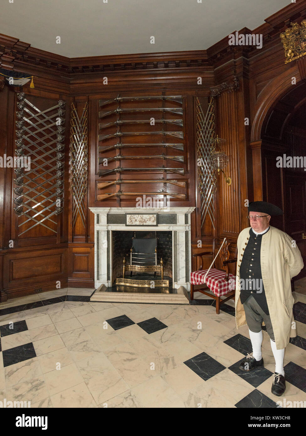 Governor's Palace entryway Stock Photo - Alamy