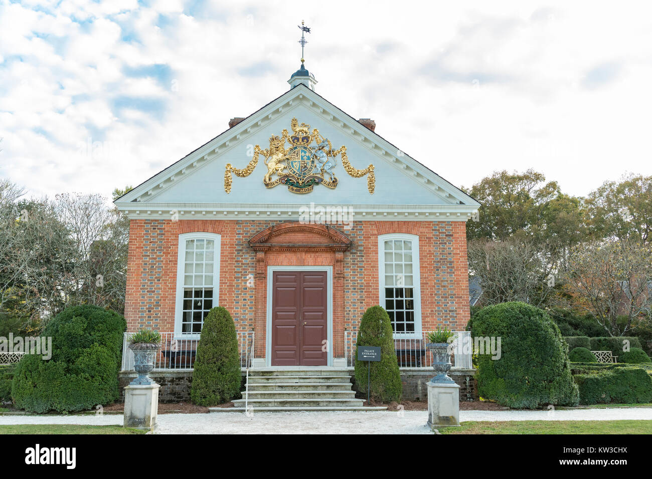 Governor's Palace in Colonial Williamsburg Stock Photo - Alamy