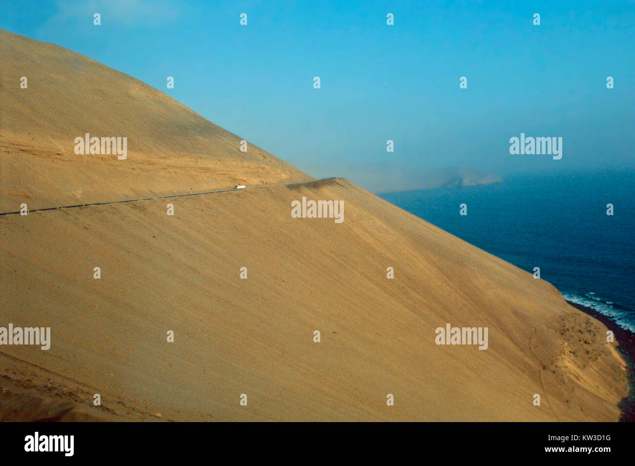 Barren desert strip,Lima,Peru Stock Photo - Alamy