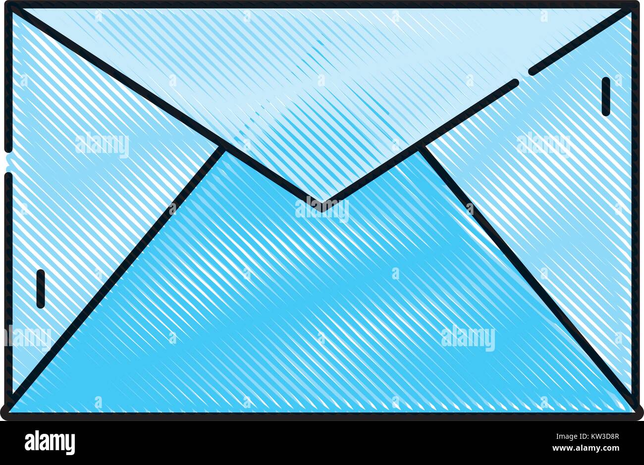 grated e-mail letter message text design vector illustration Stock ...