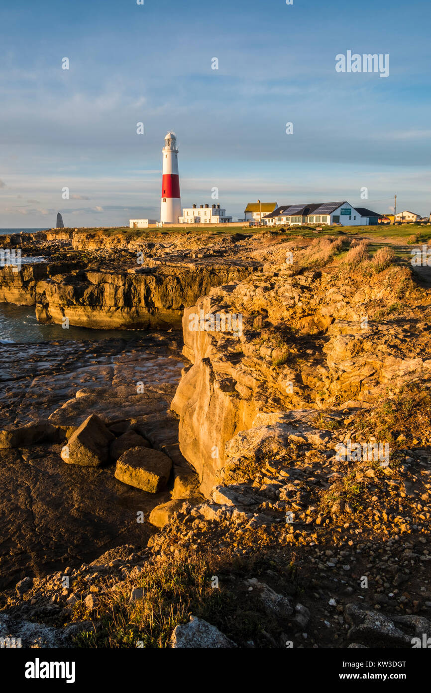 Portland Bill Lighthouse is a functioning lighthouse at Portland Bill ...