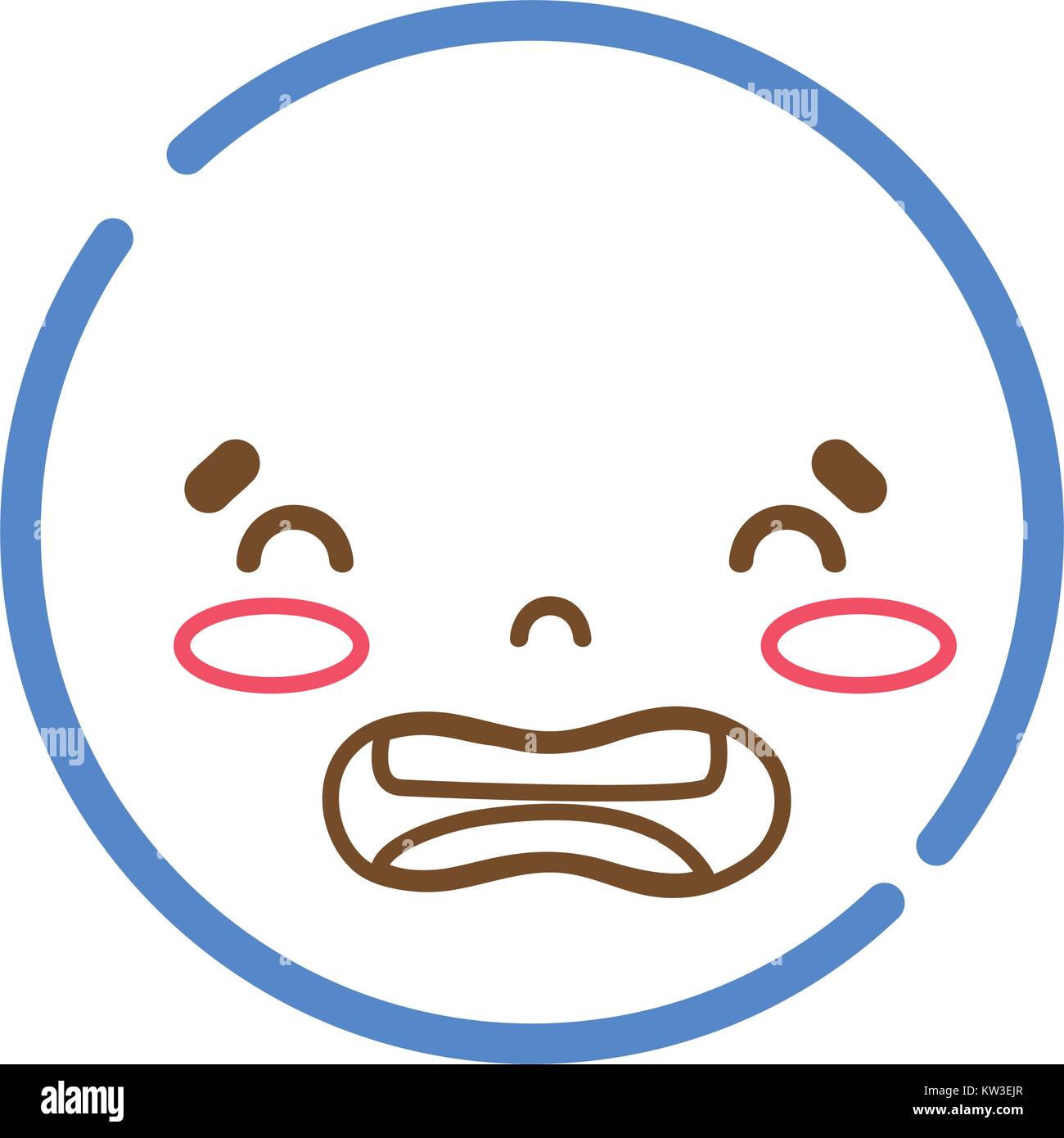Disgusted emoji Stock Vector Images - Alamy