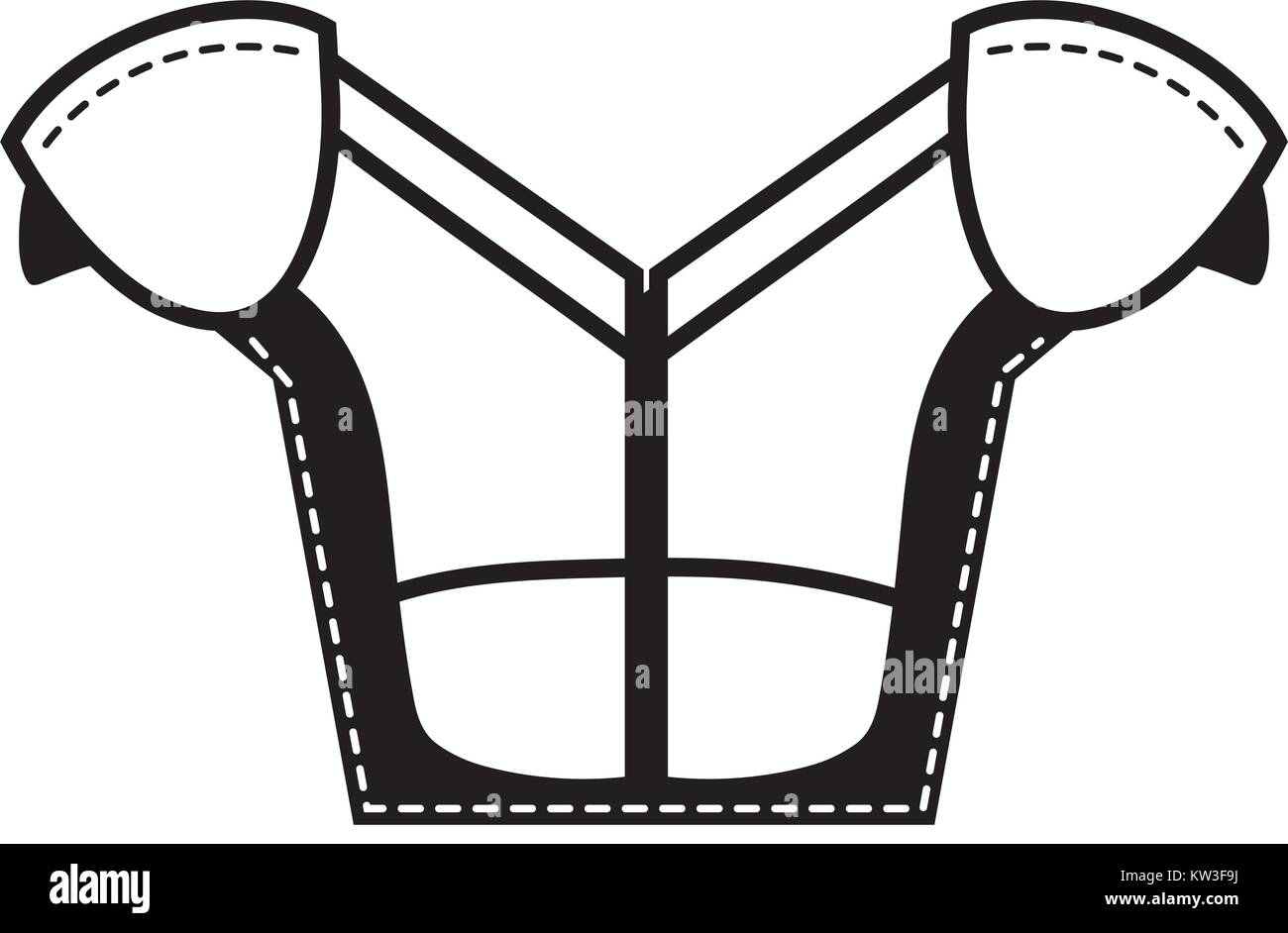 Shoulder pads Stock Vector Images - Alamy