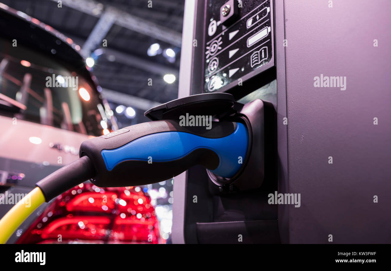 Electric Vehecle ( EV ) charger ; selective focus Stock Photo - Alamy