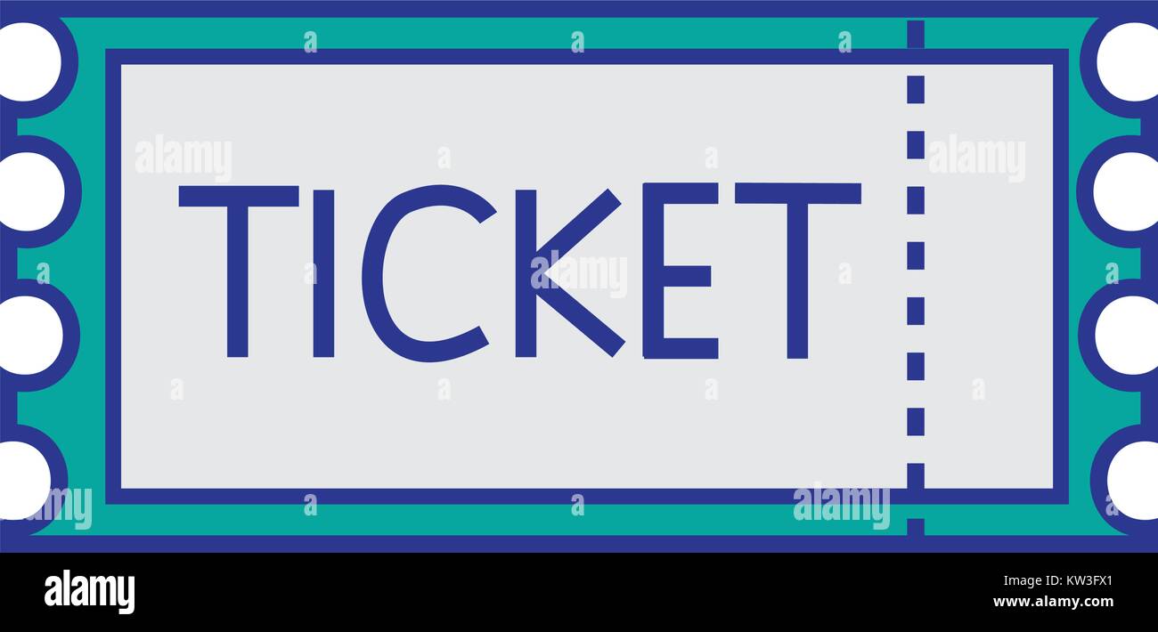 full color ticket design to entertainment event coupon vector ...